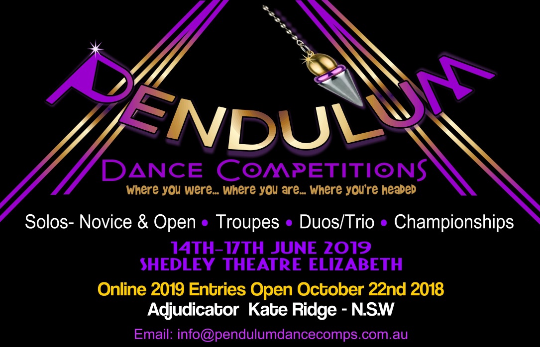 Pendulum Dance Competitions - Adelaide's Latest Innovative Dance Comp